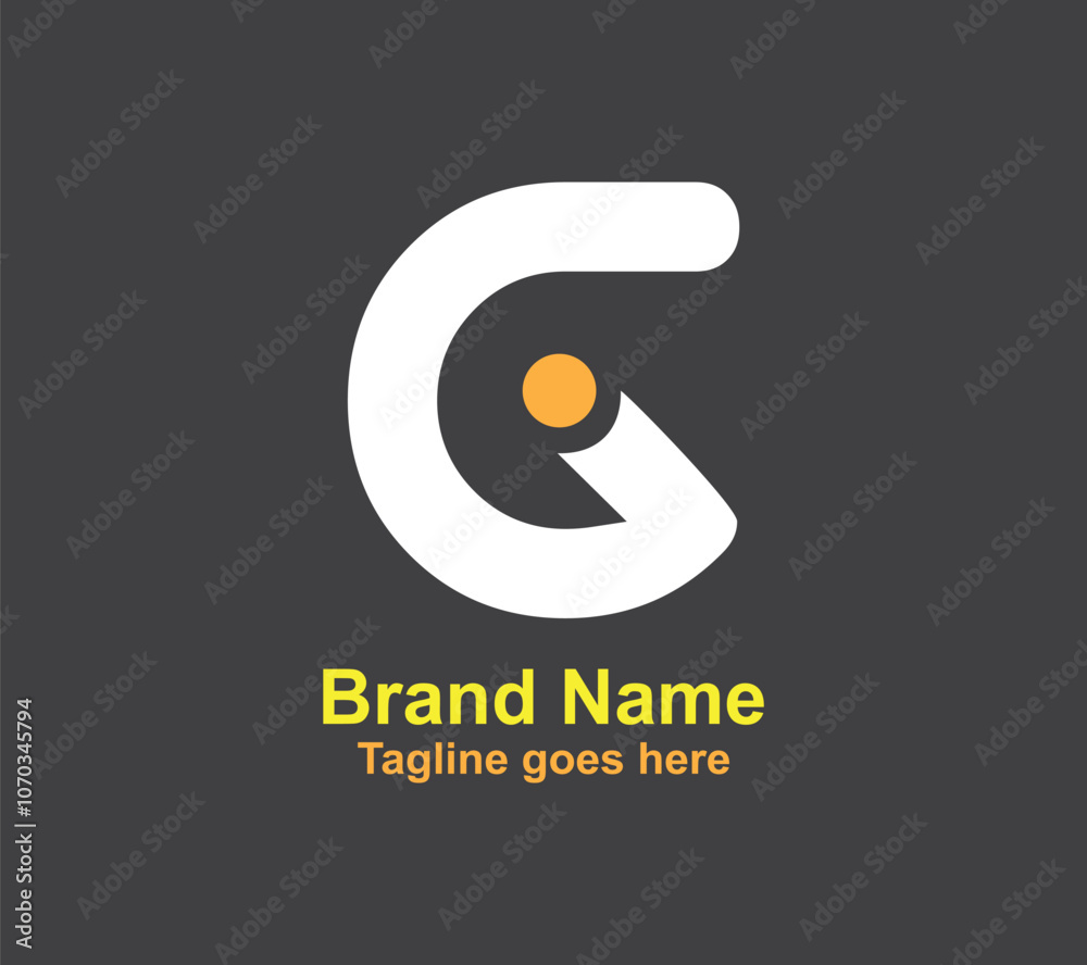 G logo. CMYK color mode. Editable color. Vector EPS file. Free font ...