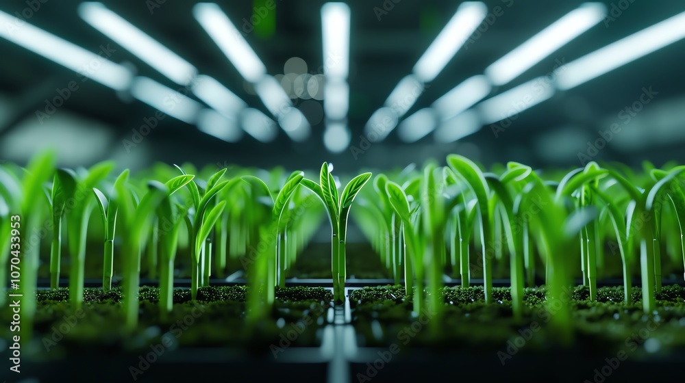 Rice plants with mechanical roots in a high-tech greenhouse ...