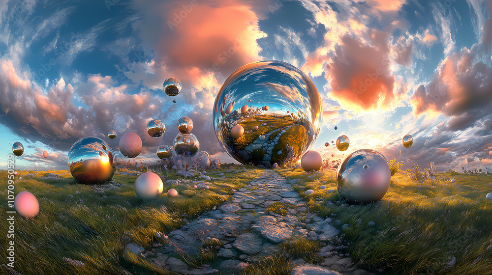 Hdri environment map featuring a spherical panorama background with ...