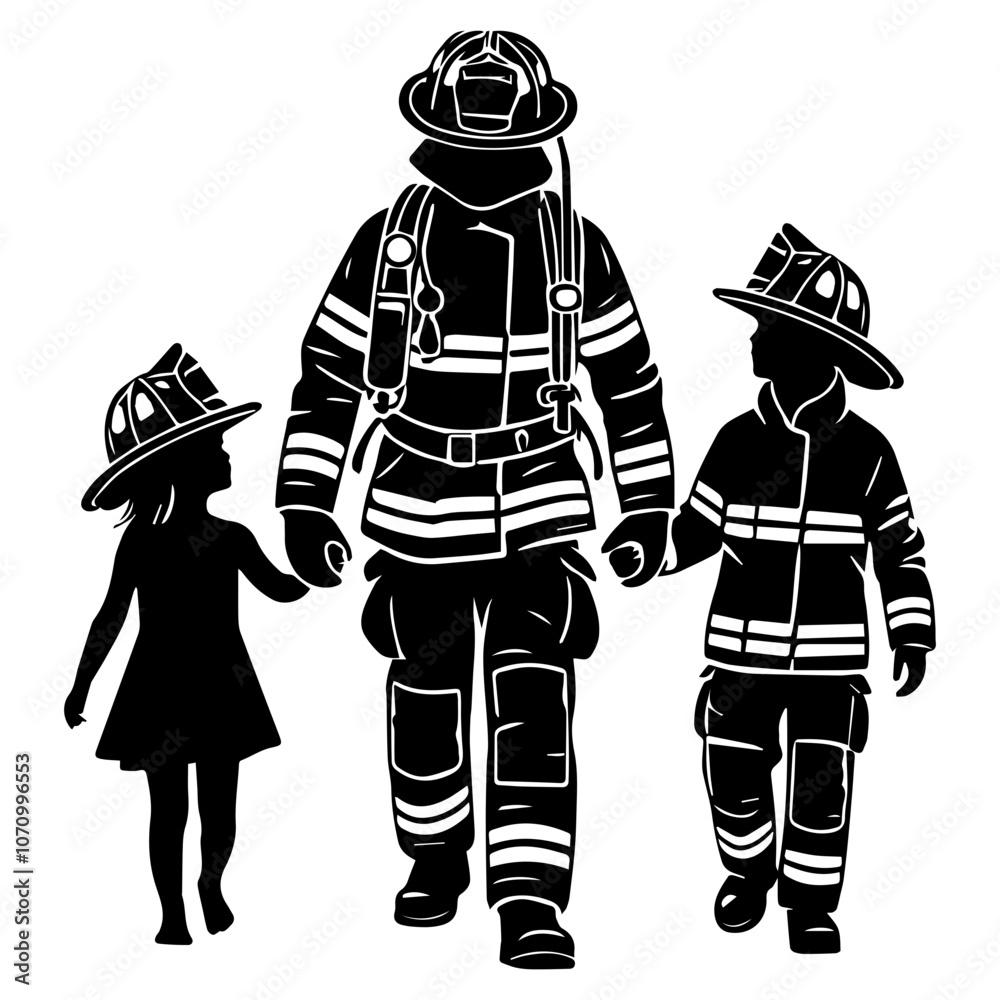 Firefighter svg png, firefighter flag svg, fireman svg, fire department ...