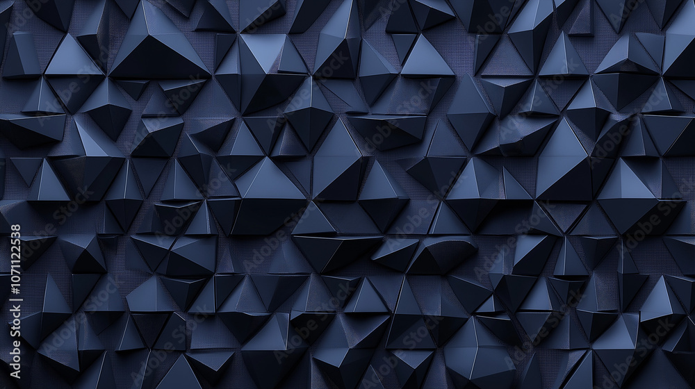 Geometric texture with raised triangular pattern, combining matte and ...