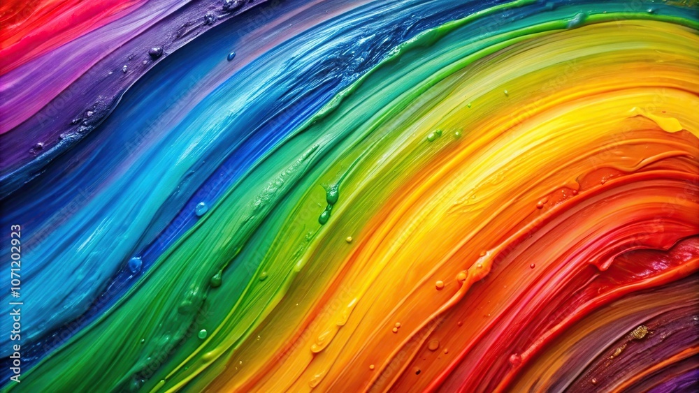 Colorful rainbow oil paint background wallpaper with forced perspective ...