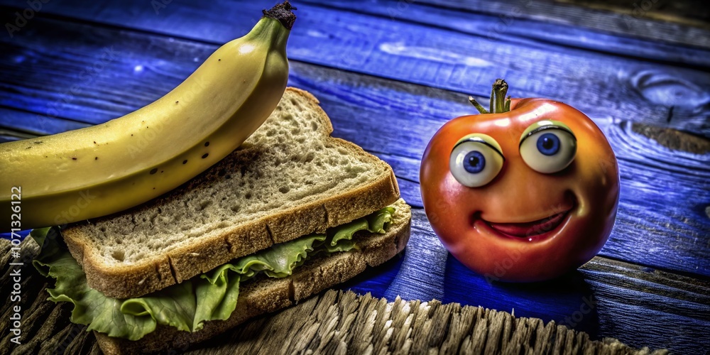 Whimsical Macro Photography of Food with Funny Jokes Illustrated in ...