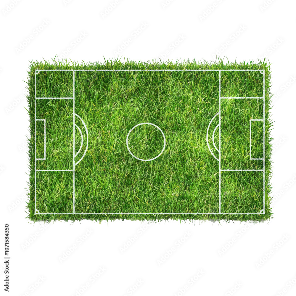 Explore the detailed layout of a miniature football field design with a ...