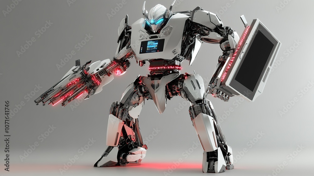Laptop to Transformer Warrior: A sleek laptop that transforms into a ...