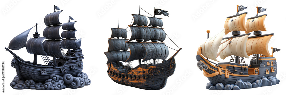 Exploring the Intricate Designs of Pirate Ships A Visual Journey ...