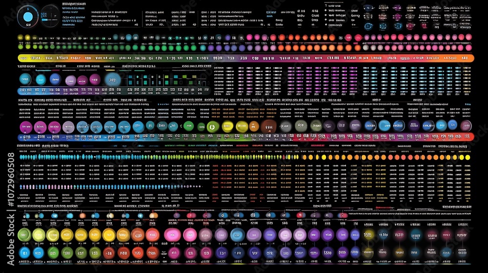 Infographic detailing various elements of the periodic table and their ...