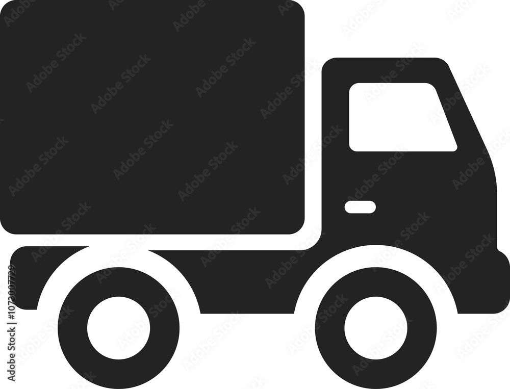 Isolated pictogram illustration truck, lorry, trailer for automotive ...