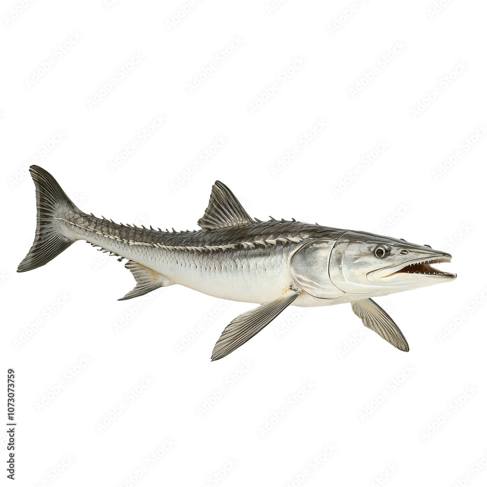 Freshwater gar fish isolated transparent background on transparent ...