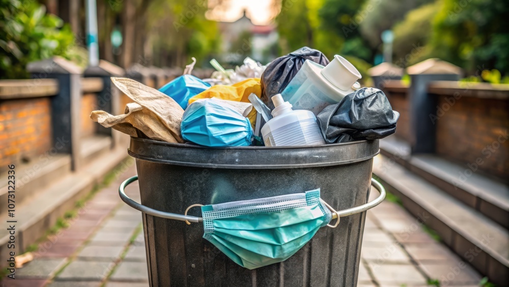 Disposing of Medical Waste: Used Face Masks, Gloves, and Sanitizers in ...