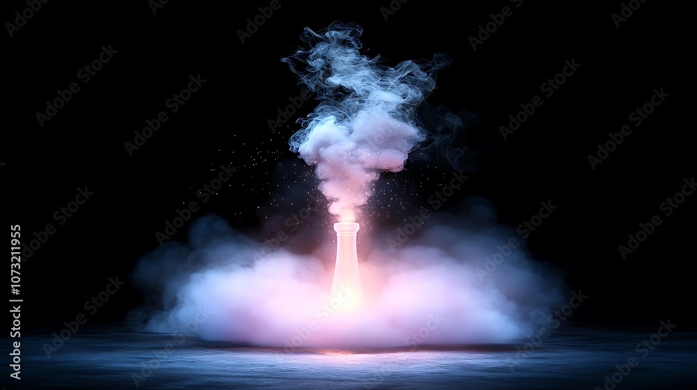 Discover how a mysterious flask creates enigmatic clouds of smoke and ...