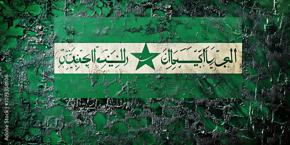 Flag of Saudi Arabia coat of arms canvas banner flagpole flag national ...