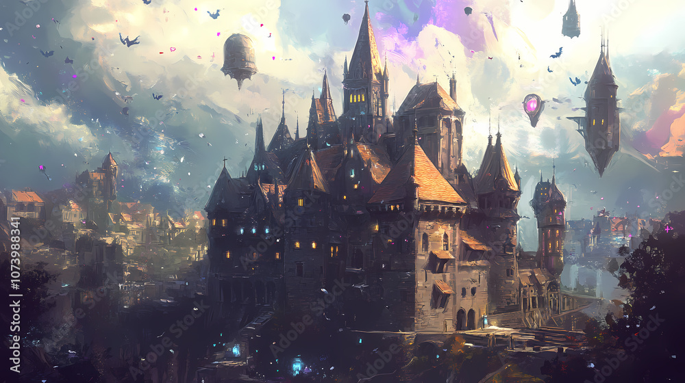 A magical academy where young wizards and witches train in the arcane ...