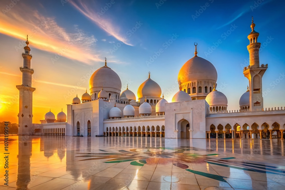 Stunning Sheikh Zayed Mosque in Abu Dhabi Captured Using the Rule of ...