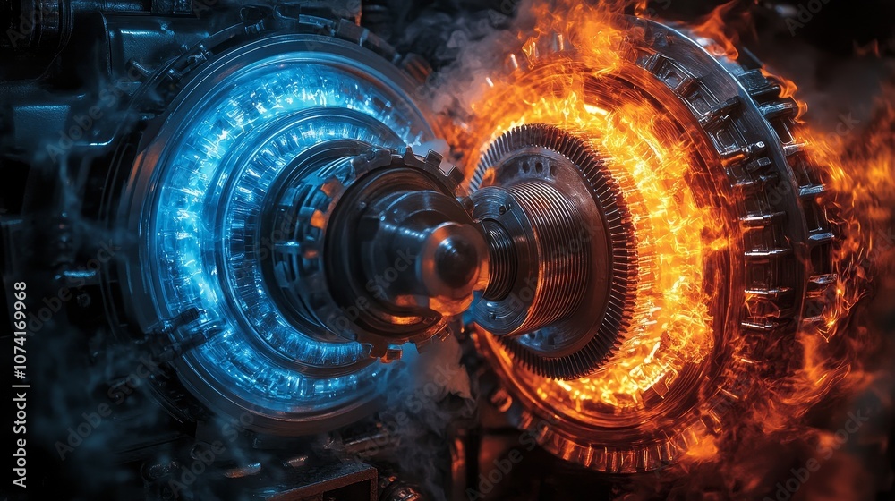 The information engine generates excess energy through temperature ...