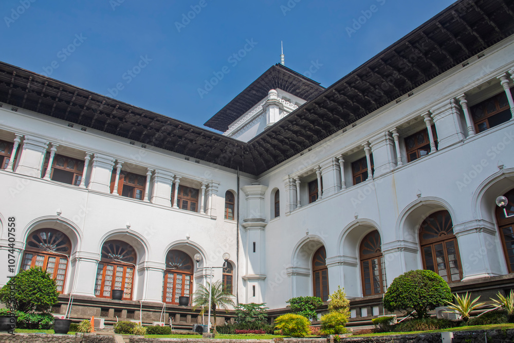 Bandung Indoenisa Nov 2nd 2024: the view of Gedung Sate, an iconic ...