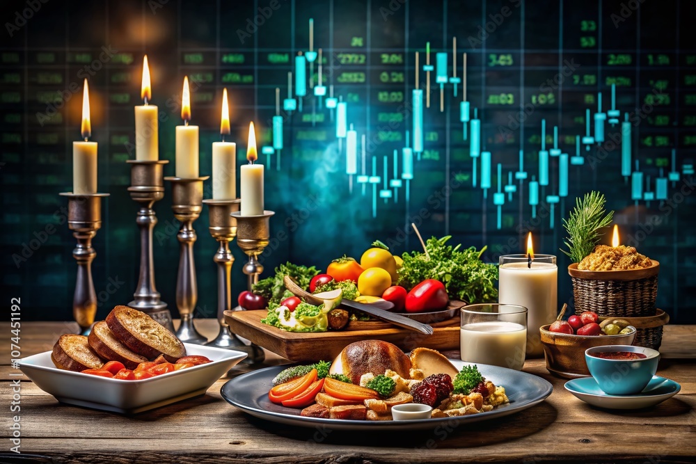 Captivating Food Photography of a Stock Market and Forex Trading ...
