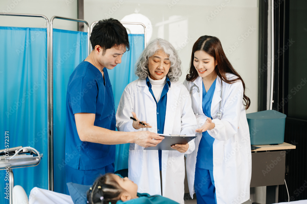 Compassionate healthcare with images of medical professionals providing ...