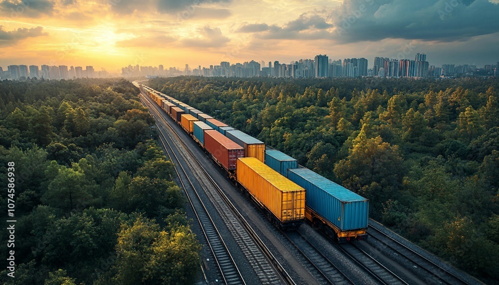 Self-Driving Cargo Trains and Trucks, an advanced transport system with ...