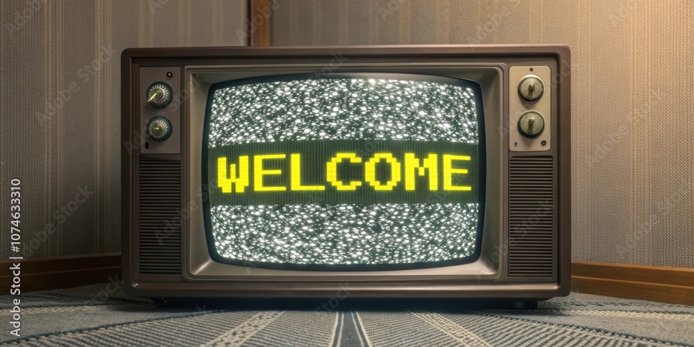 Static Waves The screen is filled with a swirling pattern of static ...