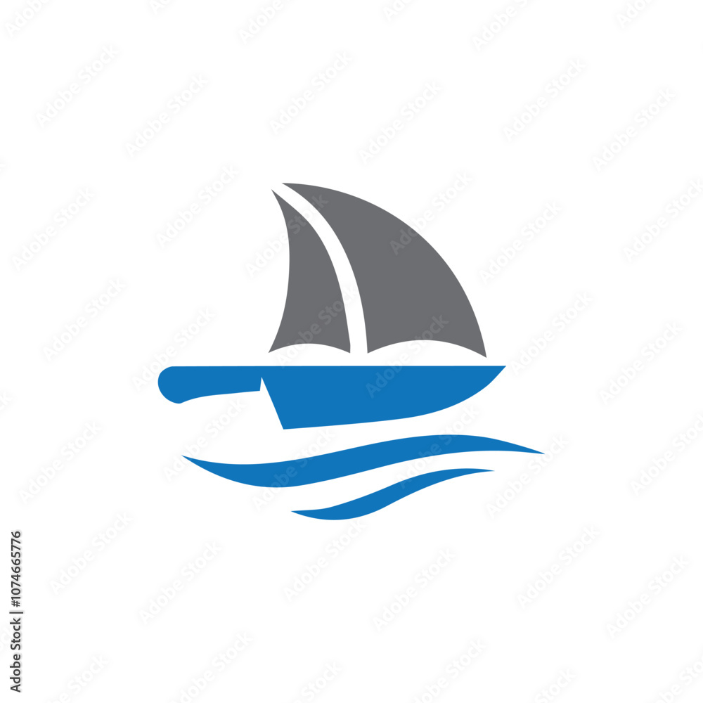 Image vectorielle Stock ship logo design vector template, Vessel boat ...