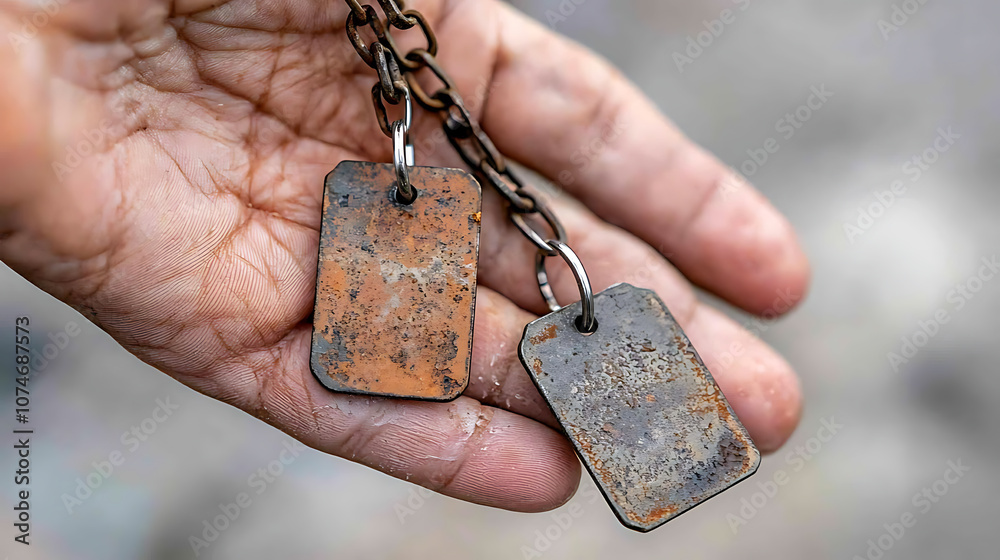 Explore the symbolism of rusty dog tags in historical contexts and ...