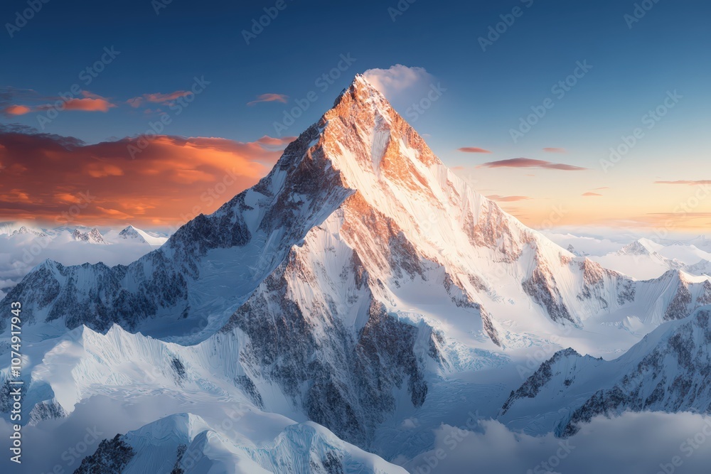 K2's breathtaking sunset panorama: A majestic view of the world's ...