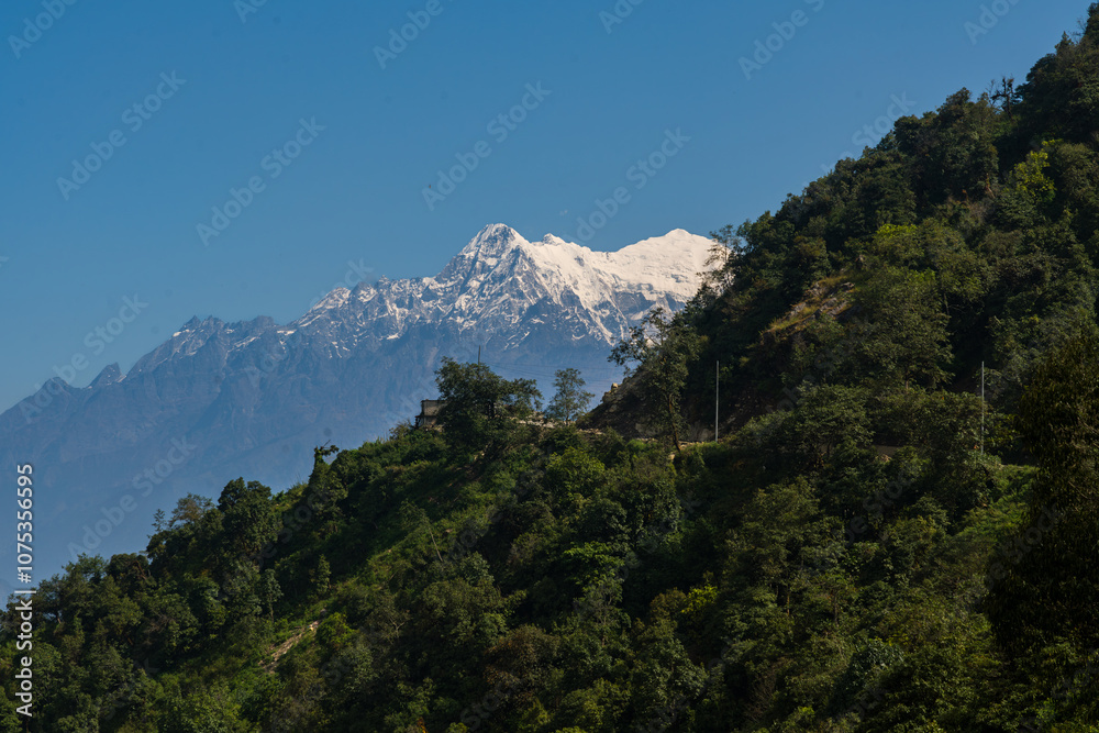 First day of Langtang Valley Trek at Syafrubesi, Rasuwa with Trishuli ...