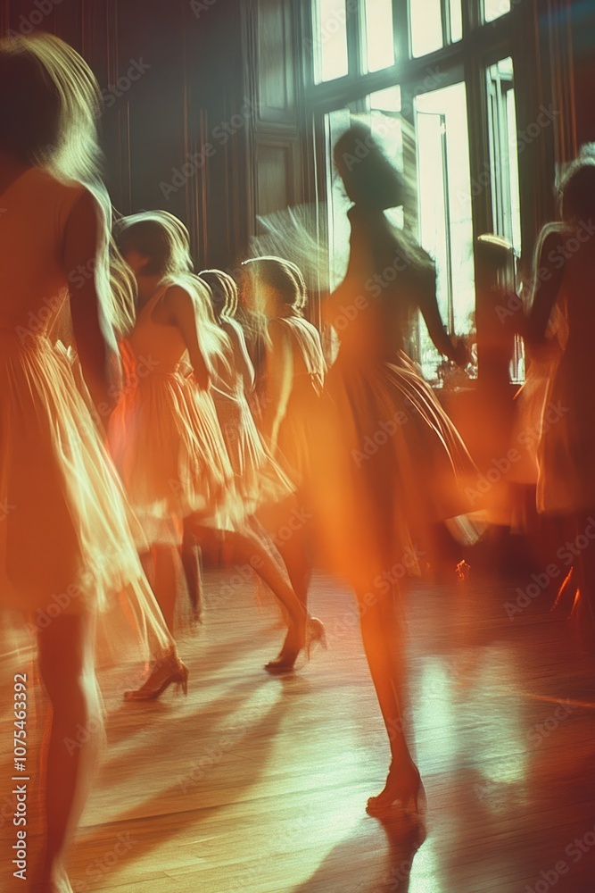 Foto de Stock Rhythmic legacy: the twist, iconic dance craze of the ...