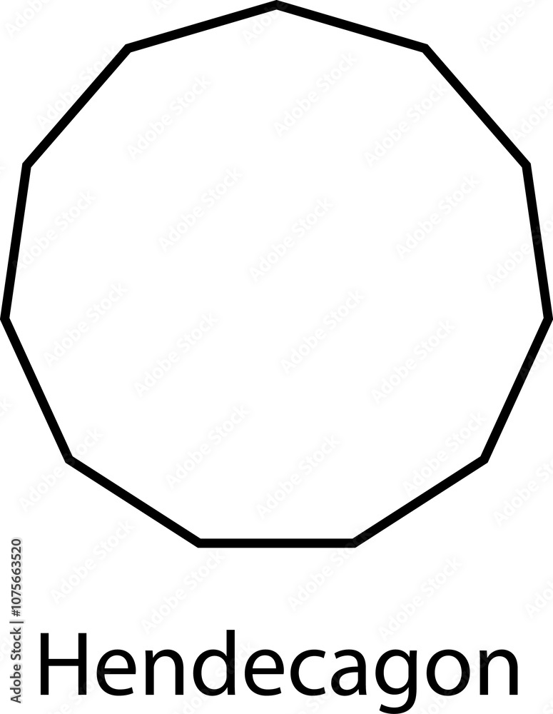 Types of regular polygons. Geometric shapes. triangle, square, pentagon ...