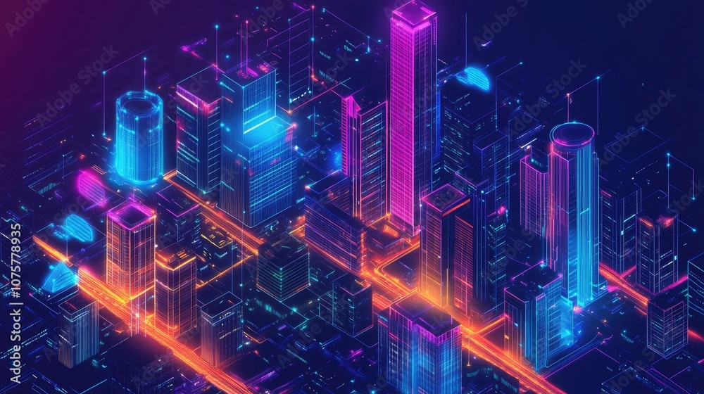 Modern isometric city plan 3d location map%3A living houses offices ...