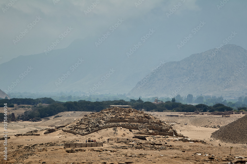 Exploring the cradle of civilization in the Americas.Caral, one of the ...