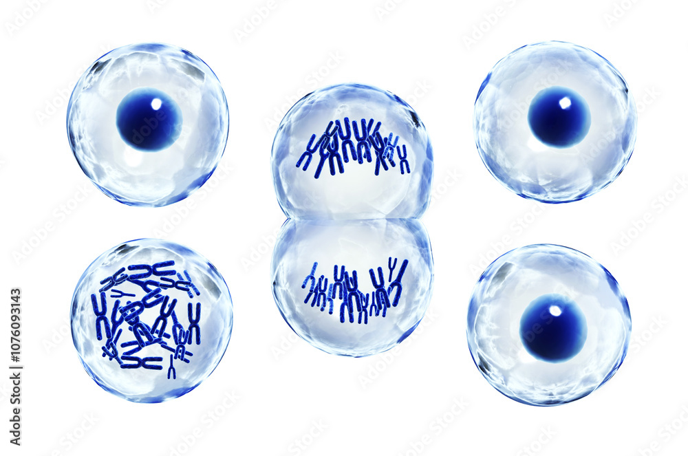 Cellular growth and development in scientific, biology and medical ...