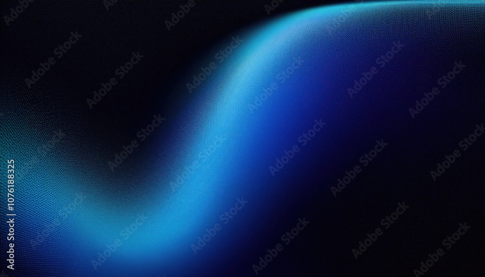 Stock-Foto „Ethereal Deep Blue Gradient Background with Subtle Starry ...
