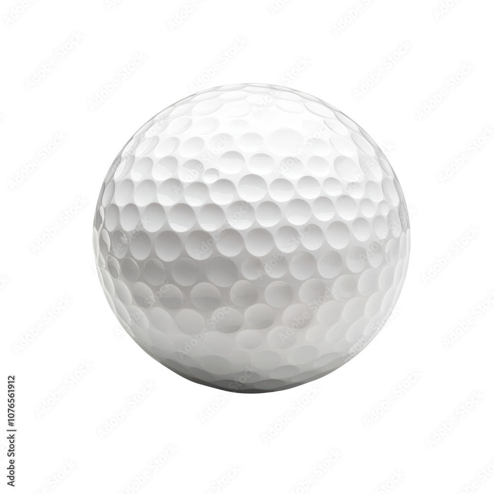 Realistic 3D golf ball with dimples on a transparent background Stock ...