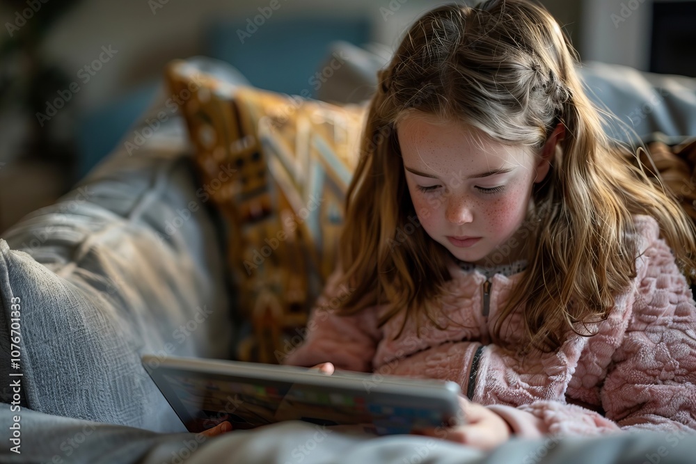 Non-verbal girl with cerebral palsy embraces digital tablet ...