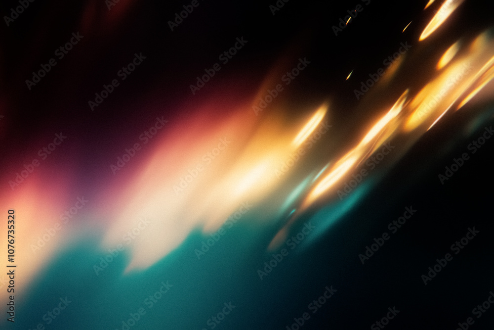 Atmospheric Golden Glow Overlays – High-resolution textures with warm ...