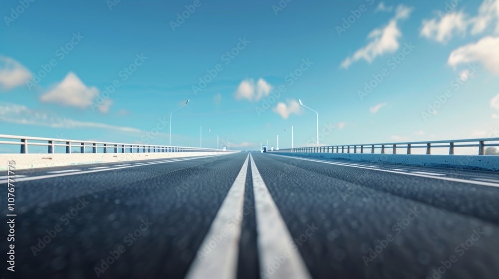 Urban Expansion Under Clear Blue Sky, Modern Infrastructure Development ...