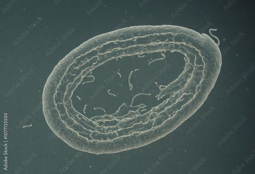 Vibrio cholerae demonstration of the characteristic curved shape of the ...