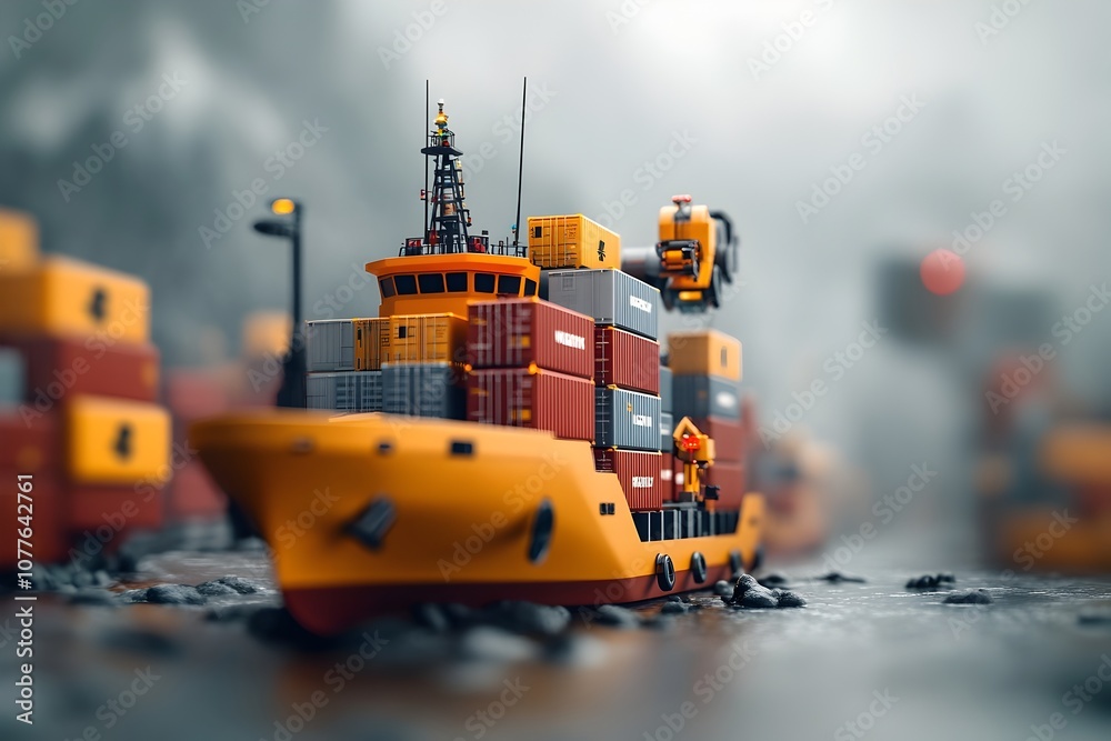 Cutting edge AI powered logistics platform with massive container ...