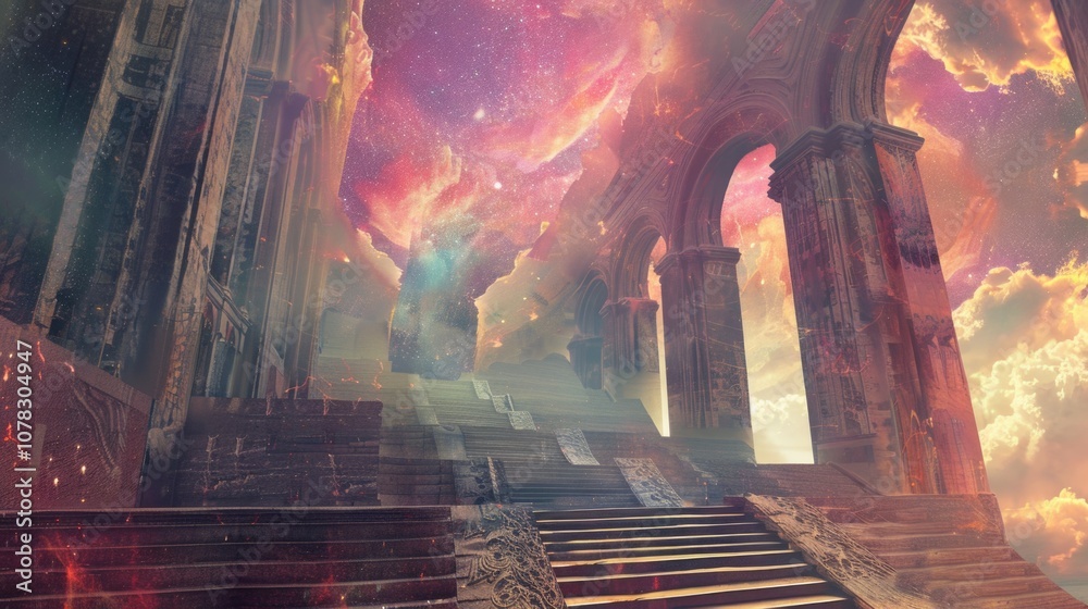 Dimensions of Spirituality: Fabulous Hall in Heaven with Tall Arch and ...