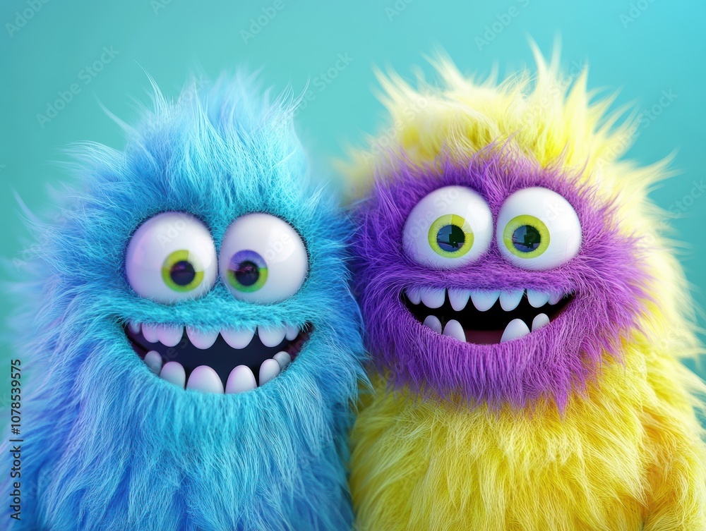 Explore the joy of cute and colorful furry monsters in high fidelity ...