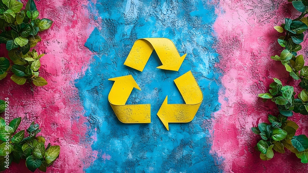 Circular economy process showcasing waste-to-resource transformation ...