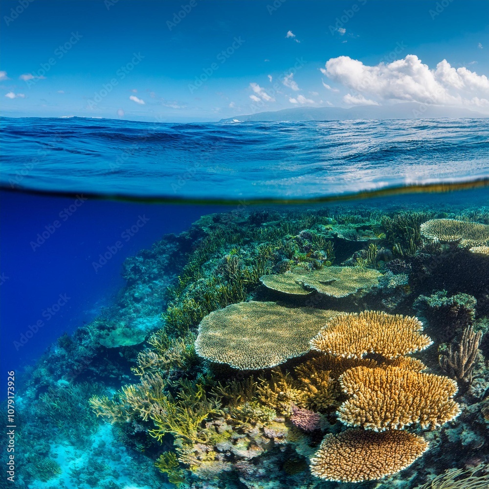 The Vibrant Coral Reefs and Clear Blue Waters of the Great Barrier Reef ...