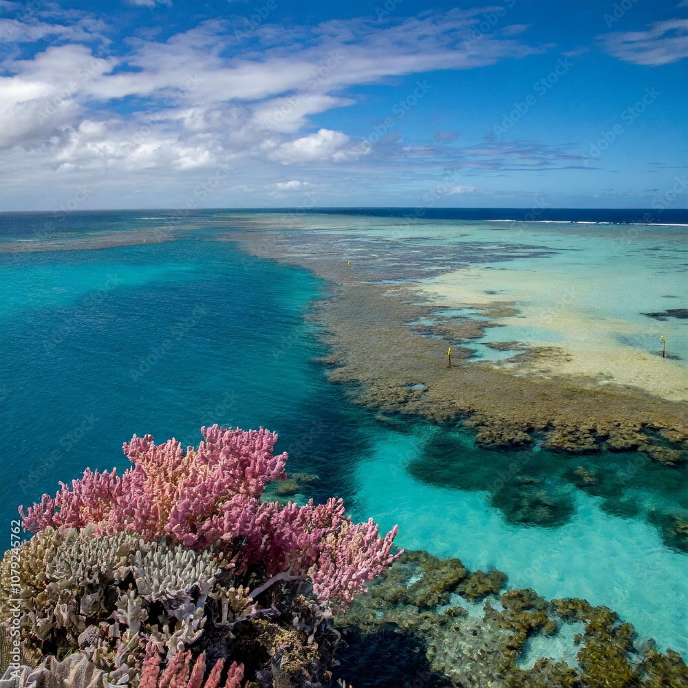 The Vibrant Coral Reefs and Clear Blue Waters of the Great Barrier Reef ...