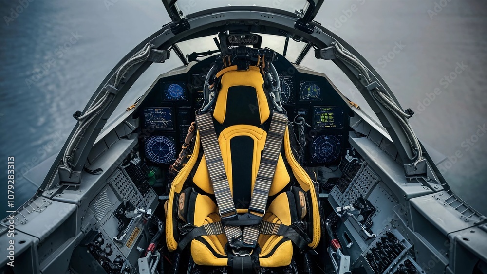 Ejection seat naval aircraft fighter jet aviation cockpit carrier-based ...