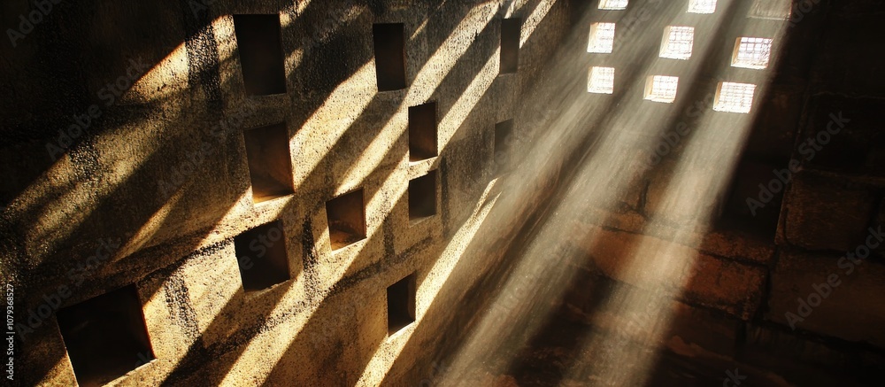 Innovative light bricks allowing natural daylight to filter into indoor ...