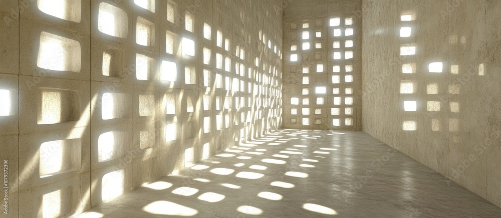 Innovative light bricks allowing natural daylight to filter into indoor ...