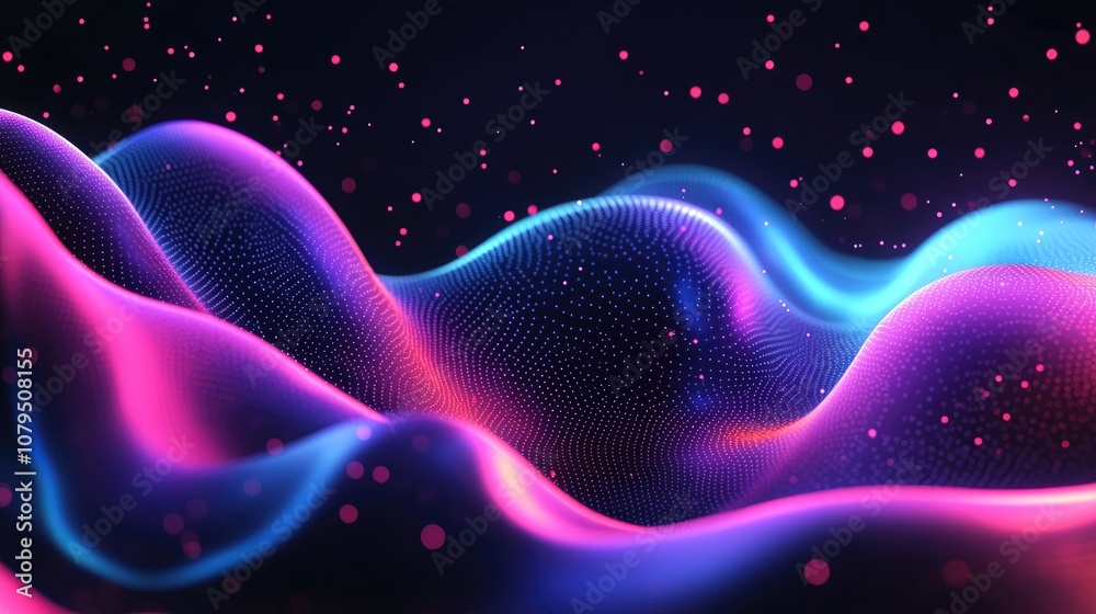 Creative digital background design featuring a 3D cartoon rendering ...