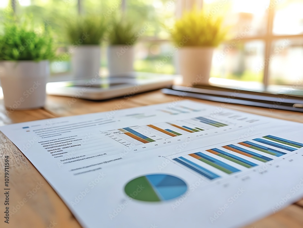 Design a layout for a risk assessment report, with charts displaying ...